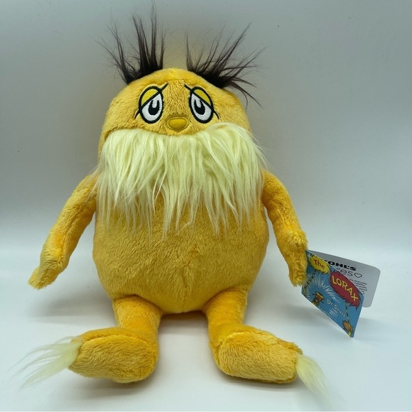 Dr. Seuss | Toys | The Lorax Plush Doll Yellow Black Dr Seuss | Poshmark